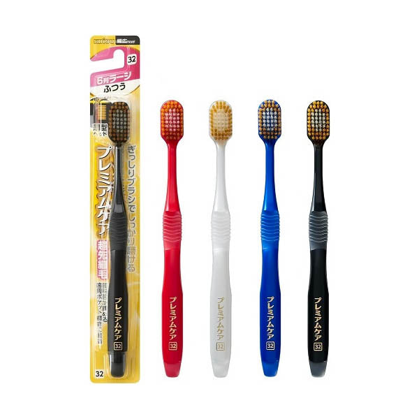 EBISU - Premium Care｜#32 6列特級護理牙刷 | 大碼普通毛 | 4支| 顏色隨機 - 平行進口 | 同人辦館 Our ...